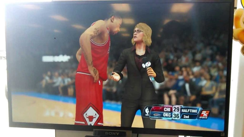 NBA 2K14 Next-Gen Gameplay Footage: Bulls vs Thunder with Halftime ...