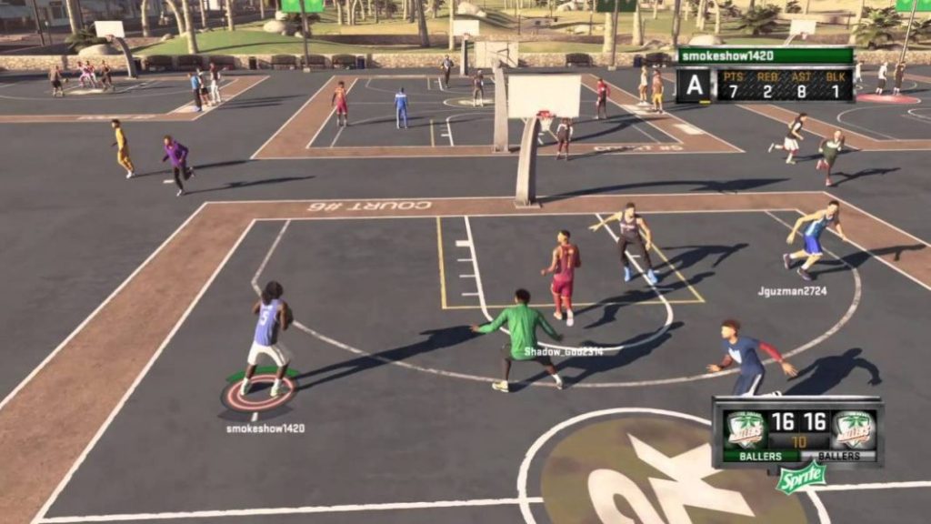 Sunset Beach Baller Drops 13 Dimes in One MyPARK Game on NBA 2K15 | NBA 2KW