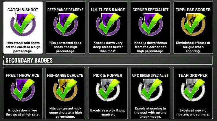 NBA 2K19 All-in-One Complete Badges Guide & Analysis: Skill ...