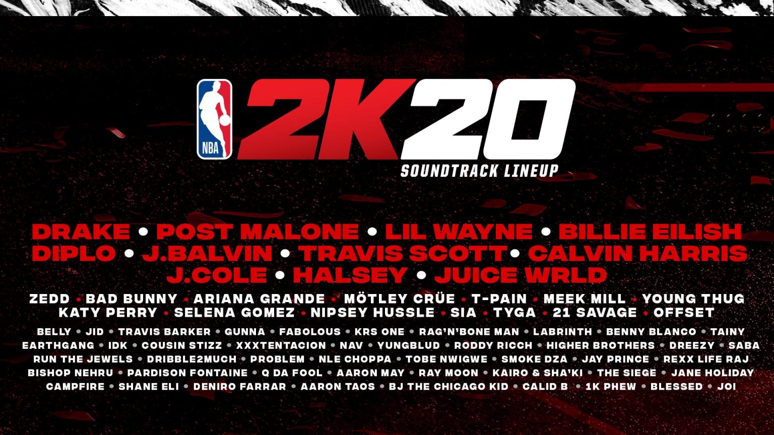 NBA 2K20 Soundtrack: Complete List of All 46 Songs feat. Drake, Nipsey ...