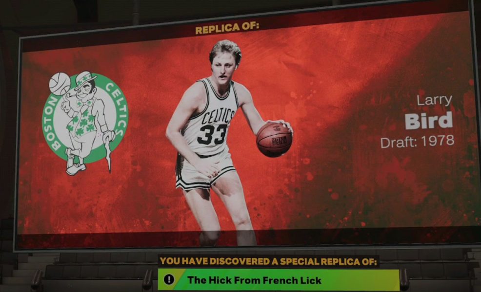 NBA 2K23: How to Create Larry Bird Replica Build – “The Hick From ...