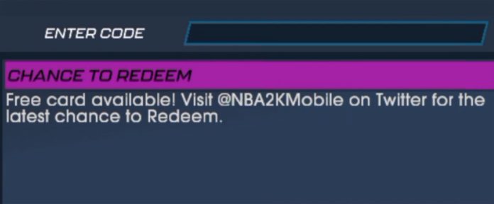NBA 2K Mobile Codes Tracker | NBA 2KW