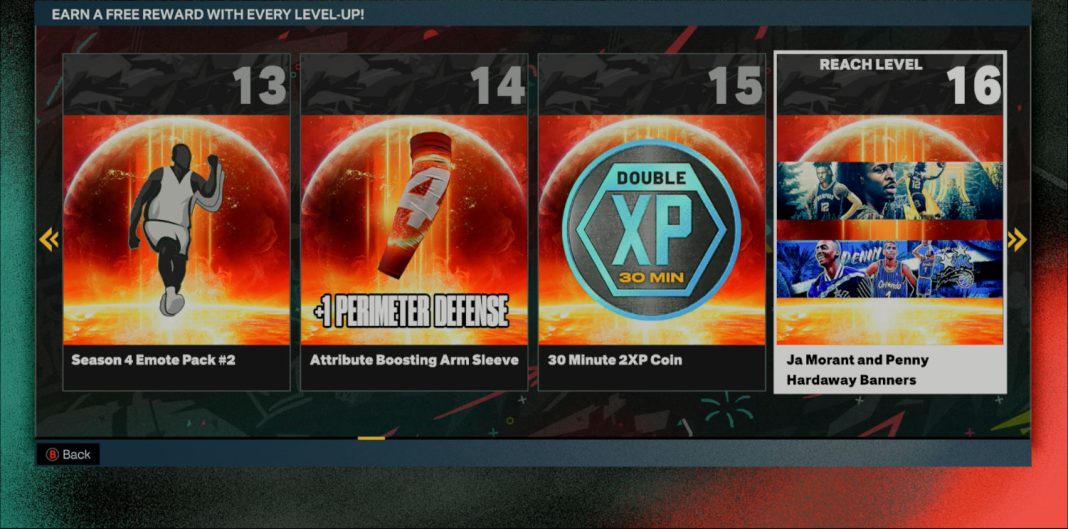 NBA 2K23 Season 4 Rewards (All): Level 40 Reward is a Teleport Drone, Galaxy Opal Zach LaVine ...