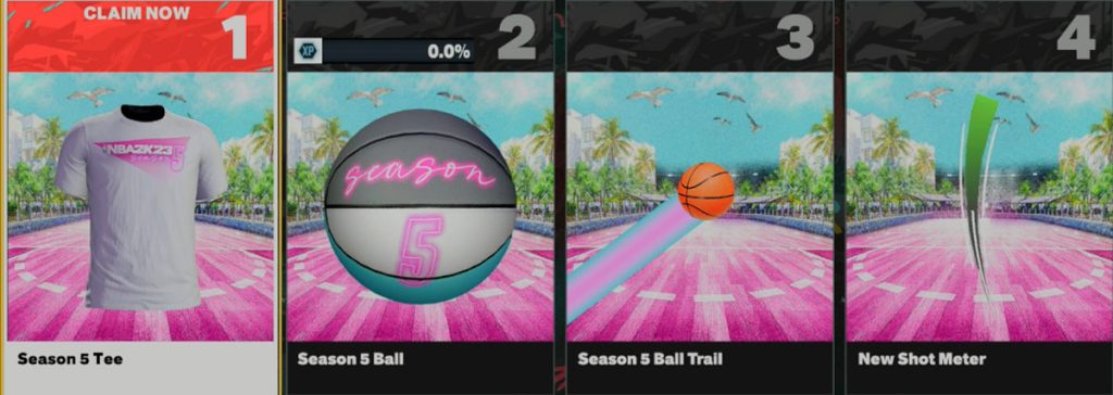 NBA 2K23 Season 5 Rewards (All): Level 40 Rewards: Pocket Bike, Dark ...