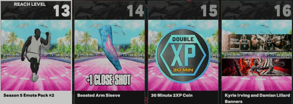 NBA 2K23 Season 5 Rewards (All): Level 40 Rewards: Pocket Bike, Dark ...