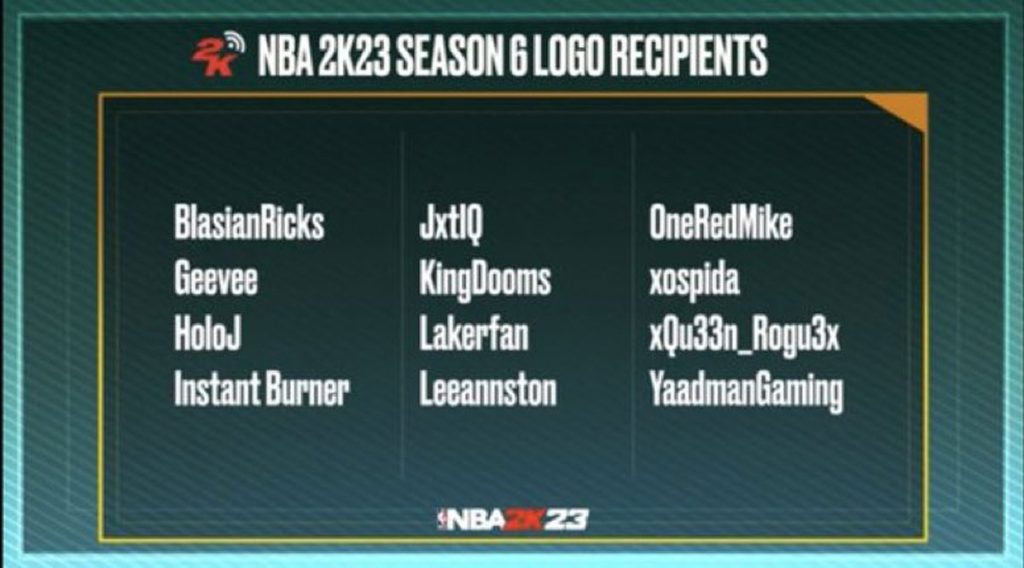 NBA 2K23 2K Logo Program Explained, How to Get a Logo, & List of Logo ...
