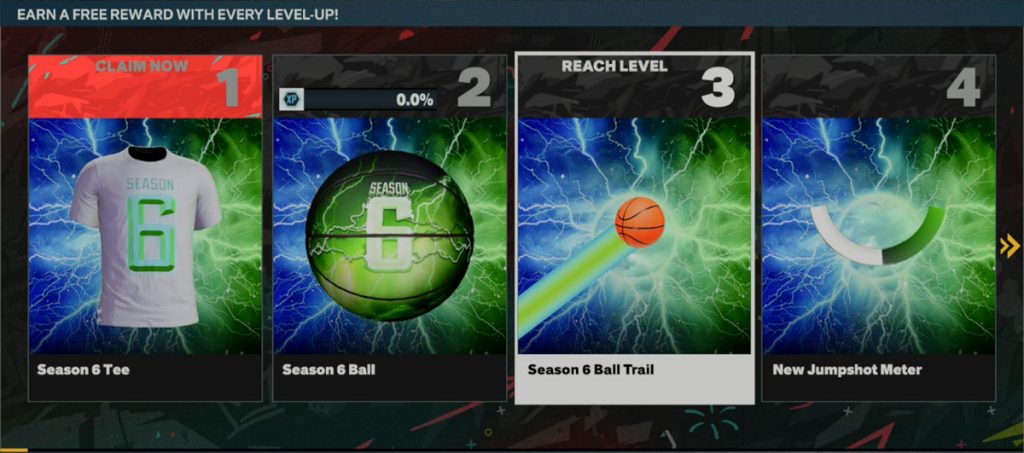 NBA 2K23 Season 6 Rewards (All): Level 40 Rewards: Glider Vehicle, Dark ...