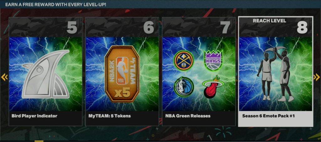 NBA 2K23 Season 6 Rewards (All): Level 40 Rewards: Glider Vehicle, Dark ...