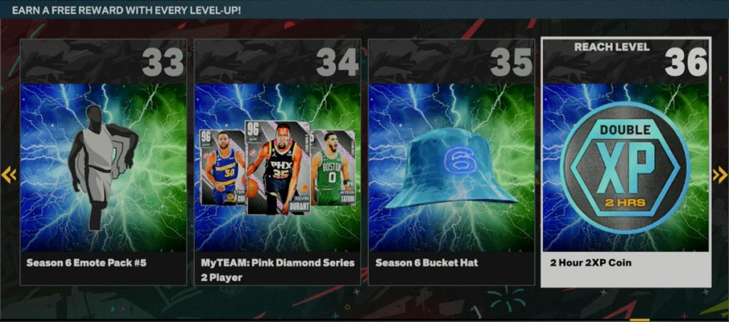 NBA 2K23 Season 6 Rewards (All): Level 40 Rewards: Glider Vehicle, Dark ...