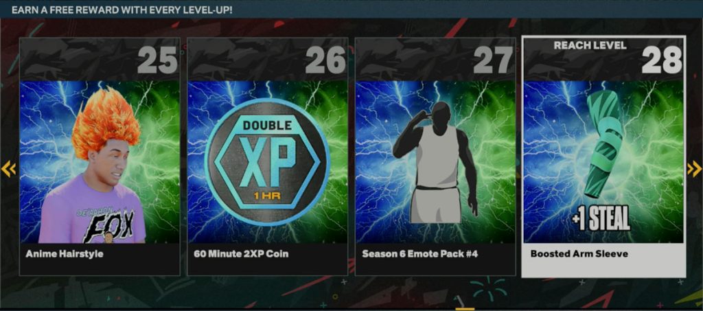 NBA 2K23 Season 6 Rewards (All): Level 40 Rewards: Glider Vehicle, Dark ...