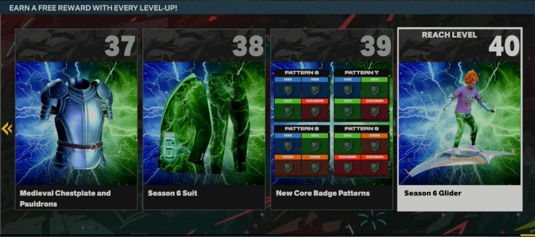 NBA 2K23 Season 6 Rewards (All): Level 40 Rewards: Glider Vehicle, Dark ...