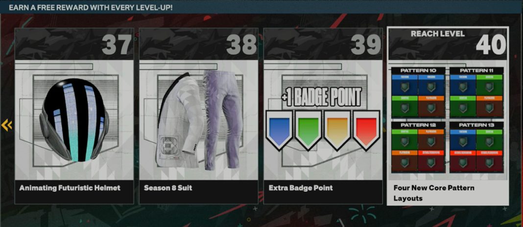 NBA 2K23 Season 8 Rewards & Level 40 Rewards: Core Badge Pattern ...