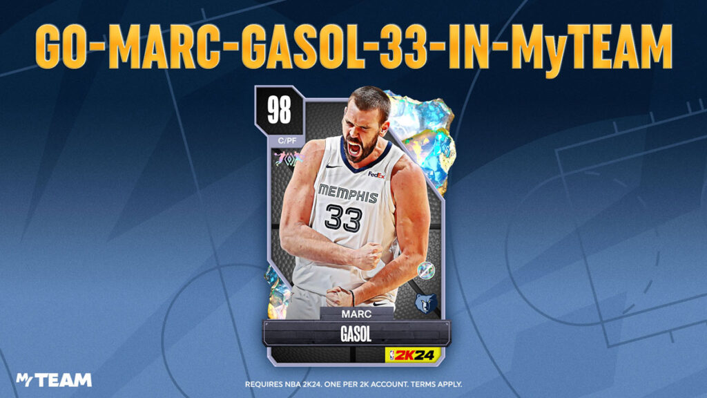 GO-MARC-GASOL-33-IN-MYTEAM | NBA 2KW