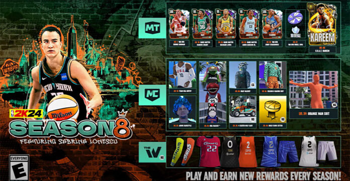 NBA 2K24 Season Rewards Tracker (Seasons 1 Thru 8) | NBA 2KW