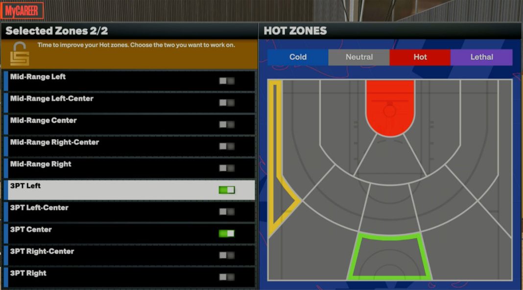 NBA 2K24 Hot Zones & Lethal Zones Explained: How to Get & Check Hot ...
