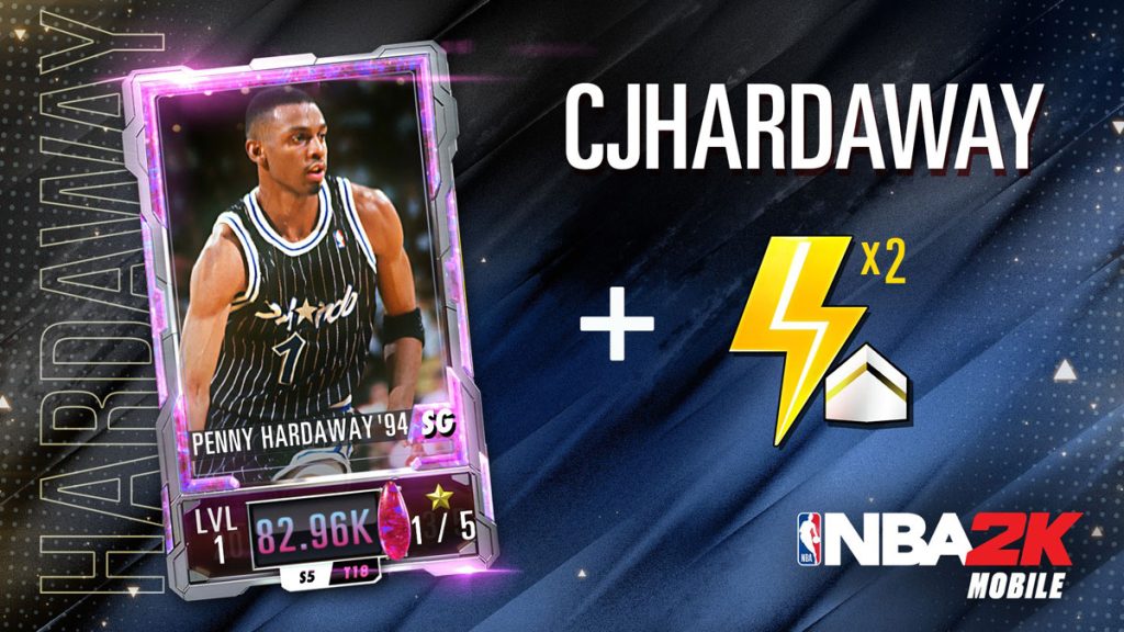 NBA 2K Mobile Code: Penny Hardaway Card | NBA 2KW
