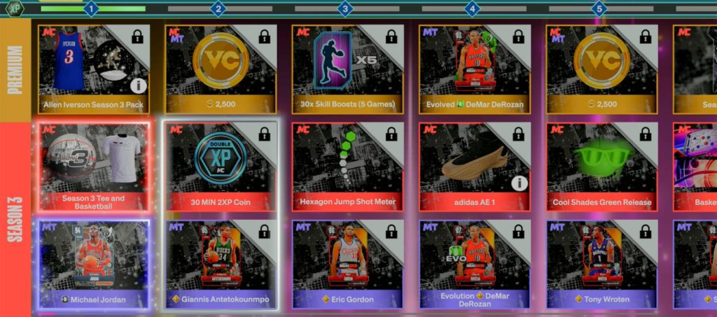 NBA 2K24 All Season 3 Rewards & Level 40 Rewards (MyCAREER, MyTEAM ...