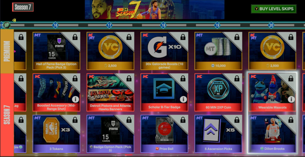 NBA 2K24 Season 7 Rewards & Level 40 Rewards (MyCAREER, MyTEAM, Premium ...