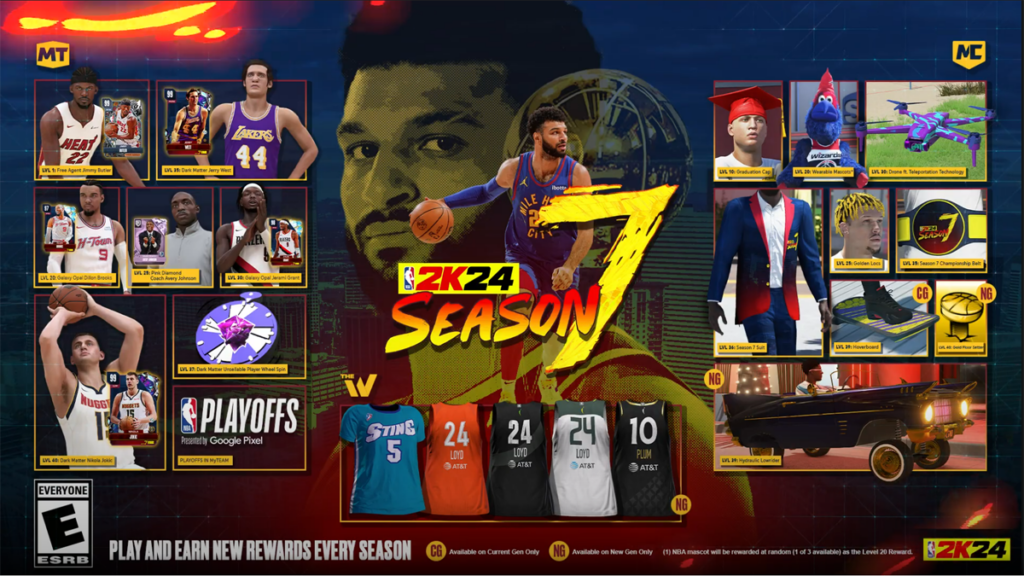 NBA 2K24 Season 7 Full Details: Level 40 Rewards, Start Date/Time, Trailer, More (MyCAREER ...