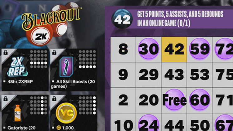 NBA 2K24 ‘Blackout’ Bingo Event: Full List of Challenges, Rewards, How to Win, More | NBA 2KW