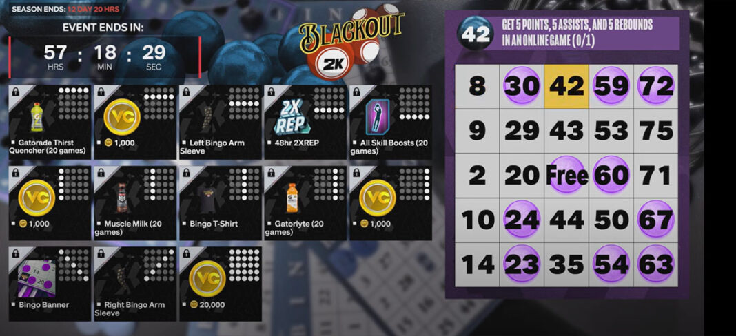 NBA 2K24 ‘Blackout’ Bingo Event: Full List of Challenges, Rewards, How ...
