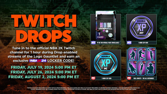 NBA 2K Twitch Drops Explained: Schedule, How to Claim Rewards, Locker ...