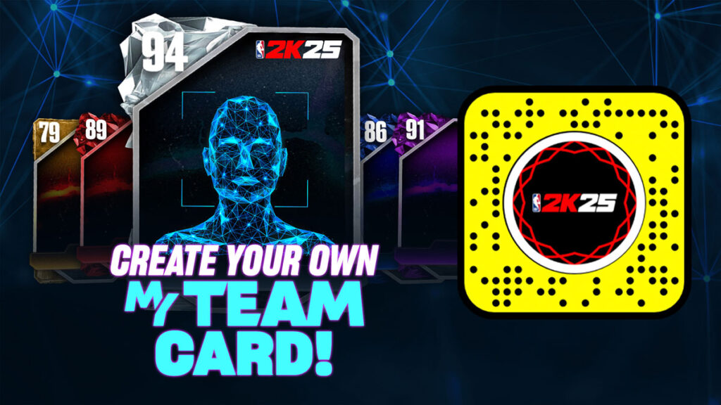 How to Create Your Own NBA 2K25 MyTEAM Card with Snapchat Lens | NBA 2KW