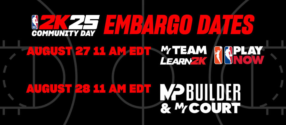 NBA 2K25 Community Day Info: Embargo Dates & Full Details of the Event ...