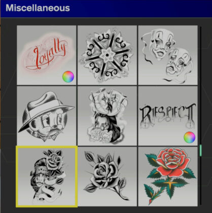 NBA 2K25 Tattoos Database: All Tattoos, How to Edit / Equip / Remove ...