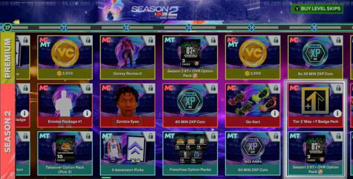 NBA 2K25 Season Rewards Tracker (Seasons 1 Thru 8) - NBA 2KW