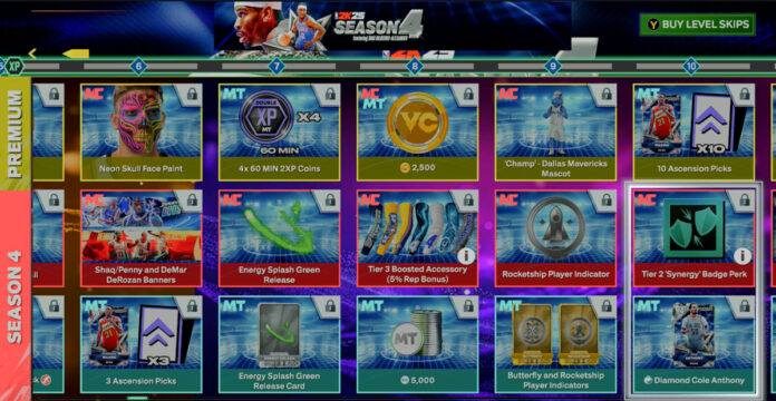 NBA 2K25 Season Rewards Tracker (Seasons 1 Thru 8) | NBA 2KW