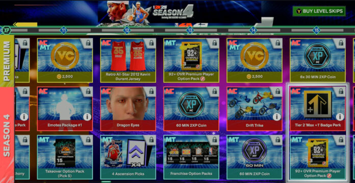 NBA 2K25 Season Rewards Tracker (Seasons 1 Thru 8) | NBA 2KW