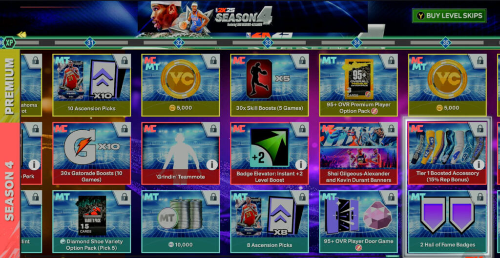 All NBA 2K25 Season 4 Rewards | NBA 2KW