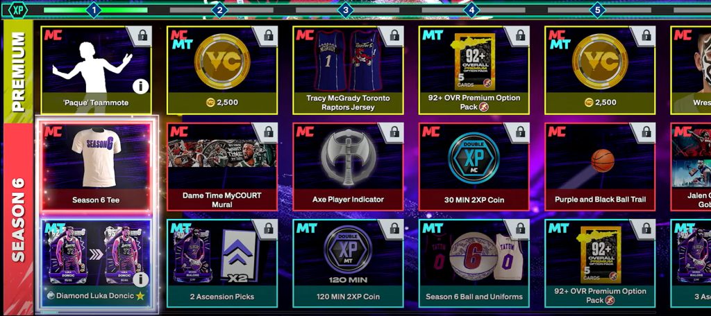 NBA 2K25 Season Rewards Tracker (Seasons 1 Thru 9) | NBA 2KW