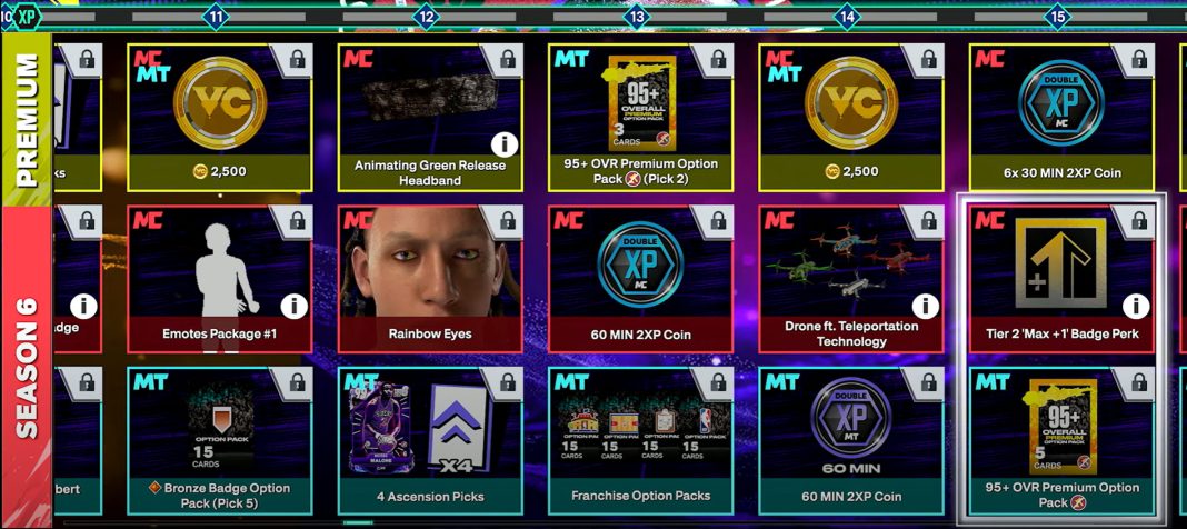 NBA 2K25 Season Rewards Tracker (Seasons 1 Thru 9) | NBA 2KW