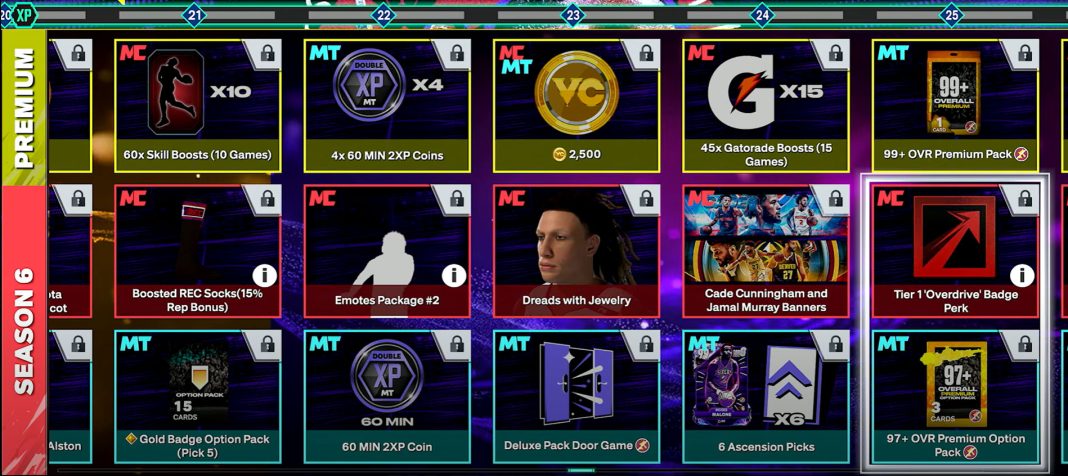NBA 2K25 Season Rewards Tracker (Seasons 1 Thru 9) | NBA 2KW