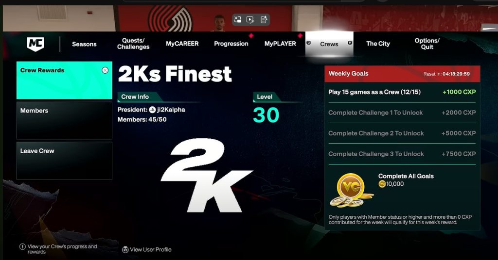 NBA 2K26 Crews Guide & All Crew Rewards | NBA 2KW