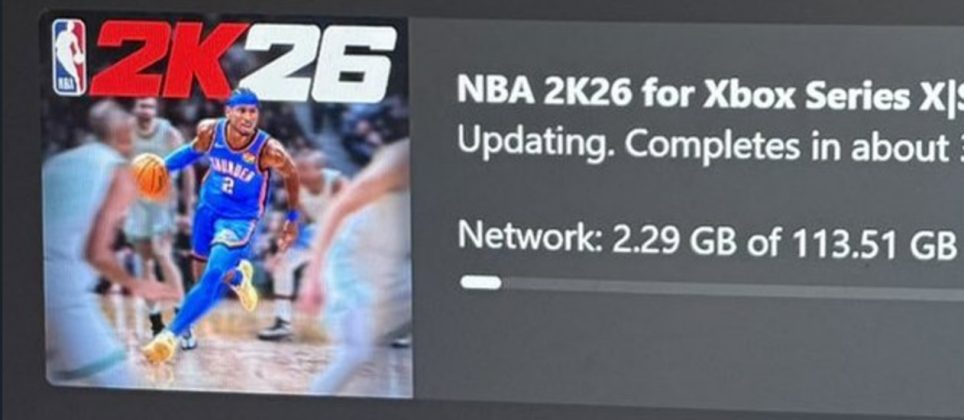 NBA 2K26 Download Size | NBA 2KW