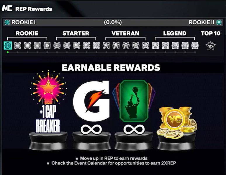 NBA 2K26: All Rep Rewards & How to Level Up Fast | NBA 2KW