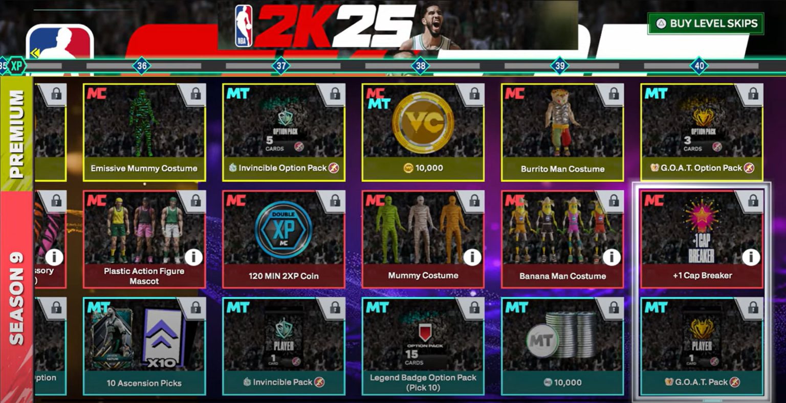 NBA 2K25 Season 9 Rewards | NBA 2KW