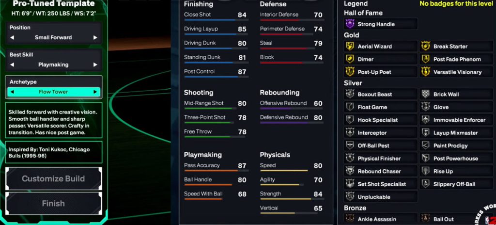 NBA 2K26: How to Create ‘Flow Tower’ Pro-Tuned Build | NBA 2KW